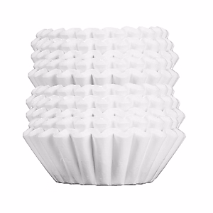 Big Joe® Large Coffee Filters (500 Count) - Tall Walled Commercial Coffee Filters (4 ¼ Inch base, 2 ¾ Inch Walls, 9 ¾ Inch Laying Flat) - Compatible with BUNN and 12-Cup Home & Commercial Machines