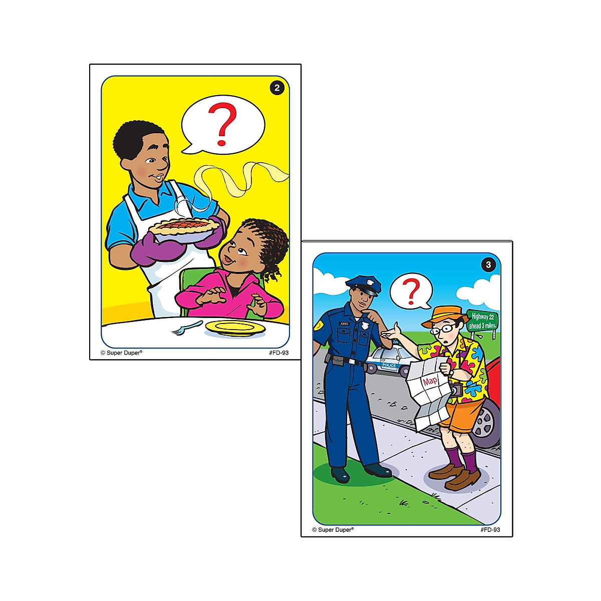 Super Duper Publications | What are They Asking? Fun Deck Flash Cards | Educational Learning Resource for Children
