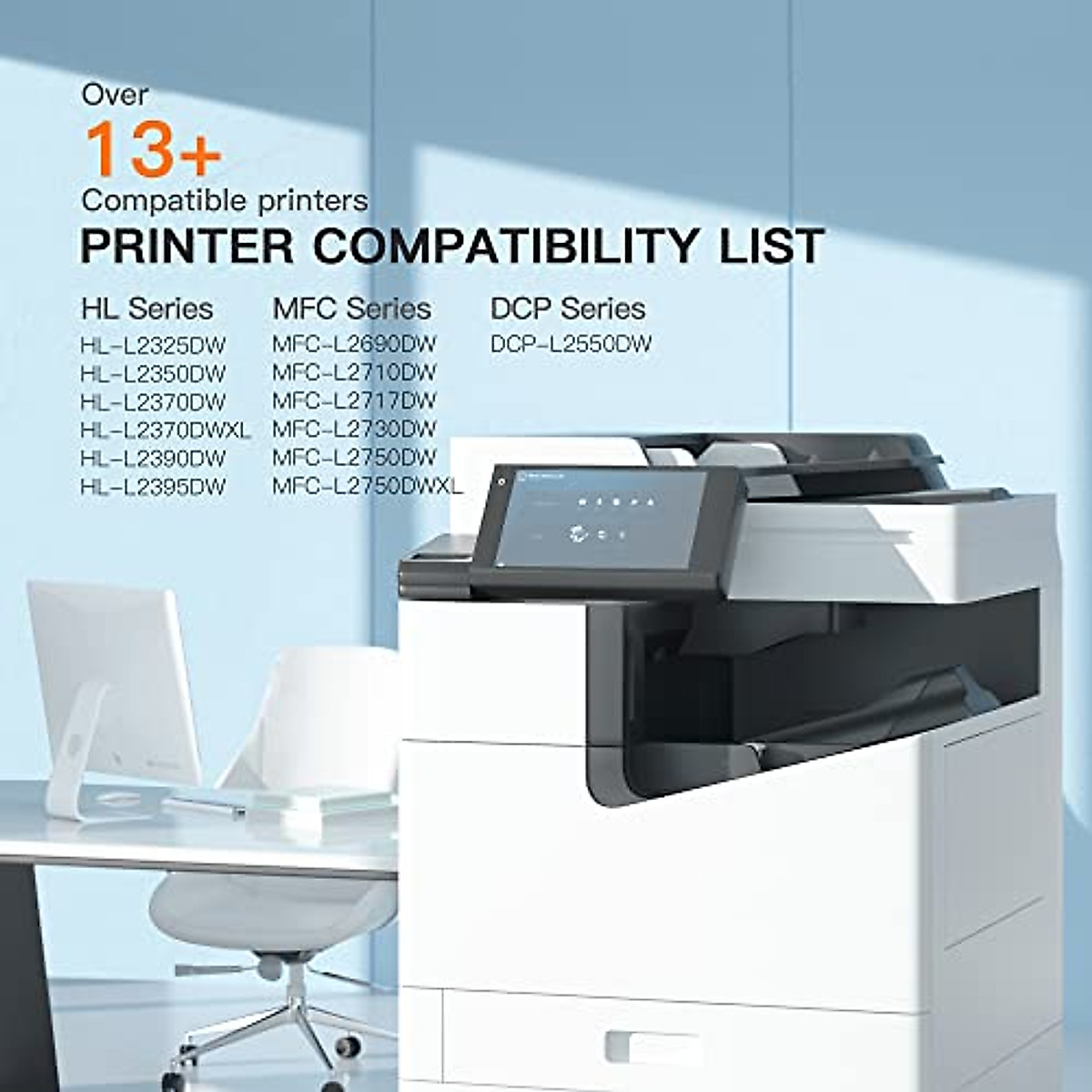 E-Z Ink (TM TN760 Toner Cartridge Replacement Compatible for Brother TN-760 TN730 TN-730 for DCP-L2550DW HL-L2350DW L2395DW L2390DW L2370DW MFC-L2710DW L2750DW L2730DW (Black, 1 Pack)