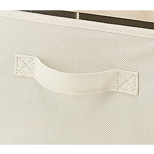 Whitmor 3 Drawer Wood Chest - Compact Design - Pull Out Fabric Bins - Natural Pine