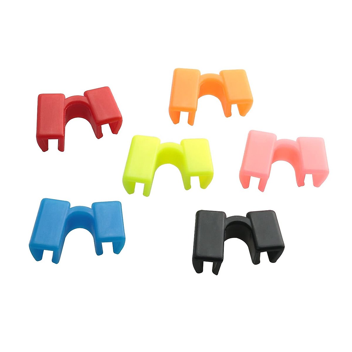Chopstick Helpers DGBRSM 6pcs Reusable Chopstick Helpers Training Chopsticks Hinges Connector Training Chopsticks for Adults Beginner Trainers, 6 Colors