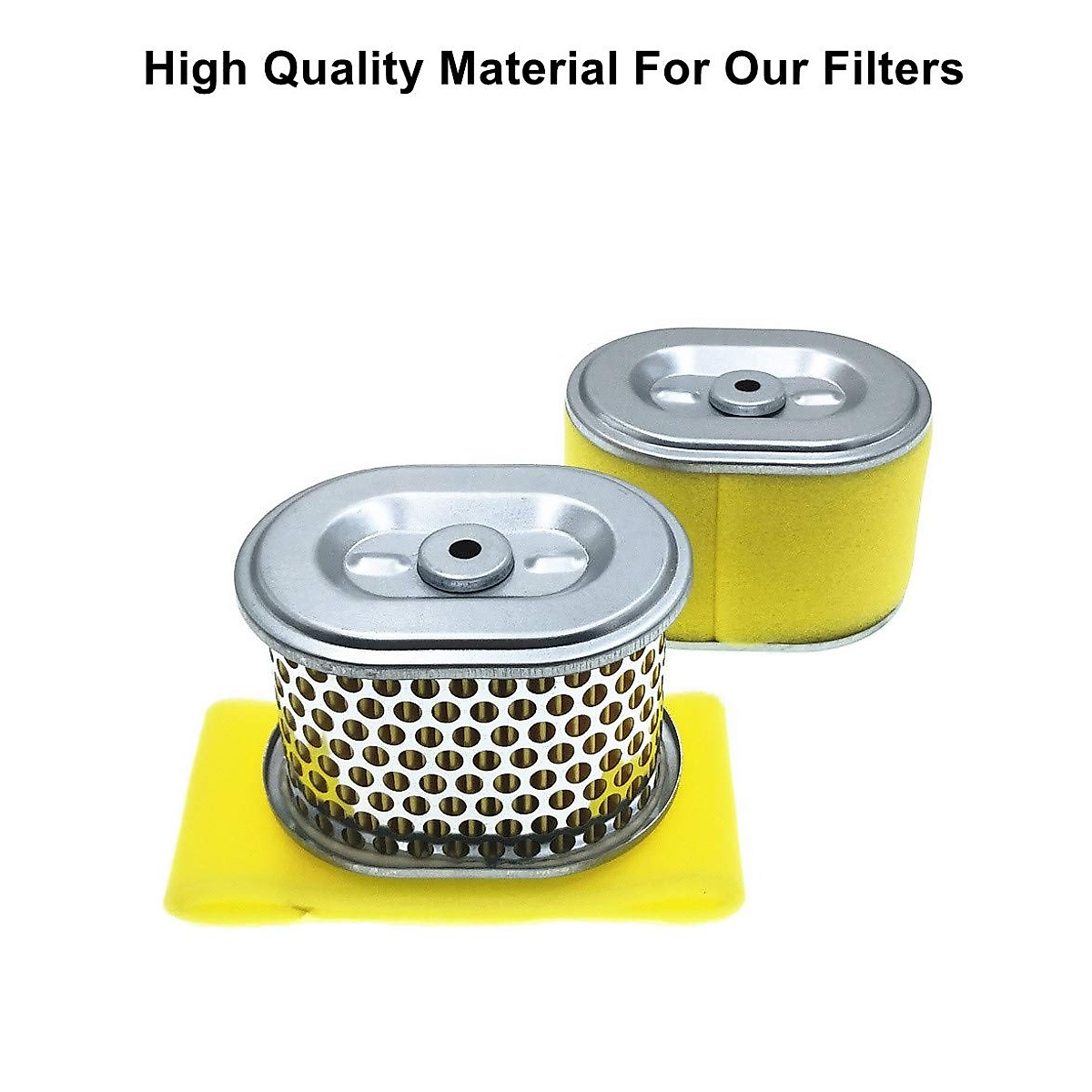 MOWFILL 2 Pack 17210-ZE1-505 Air Filter Replace for Honda 17210-ZE1-820, 17210-ZE1-822, 17210-Z4M-821 Air Cleaner Cartridge with Pre Filter Fits Honda GX160 GX200 GX140 Engine