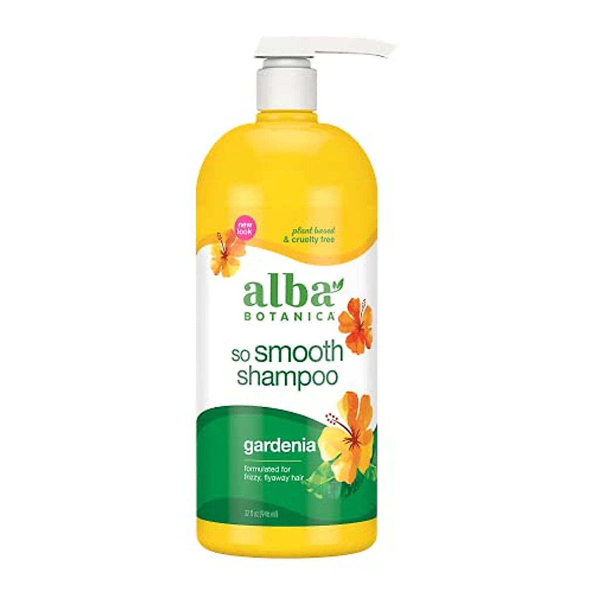 Alba Botanica So Smooth Shampoo, Gardenia, 32 Oz