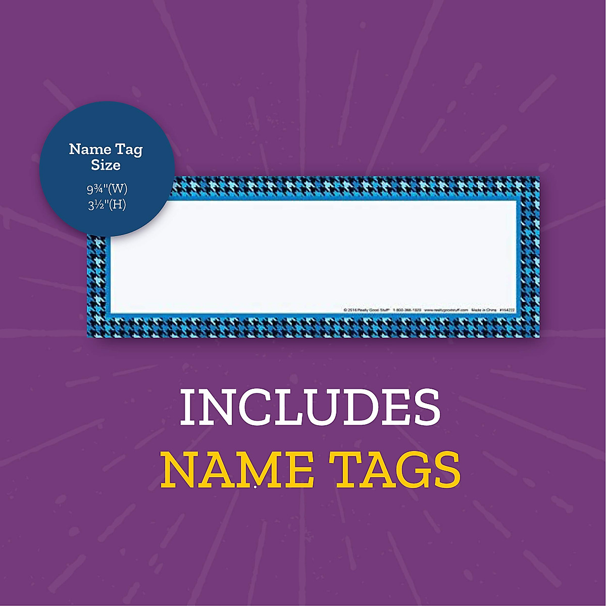 Really Good Stuff Store More Deep-Pocket Chair Pockets –6 Pack – Black