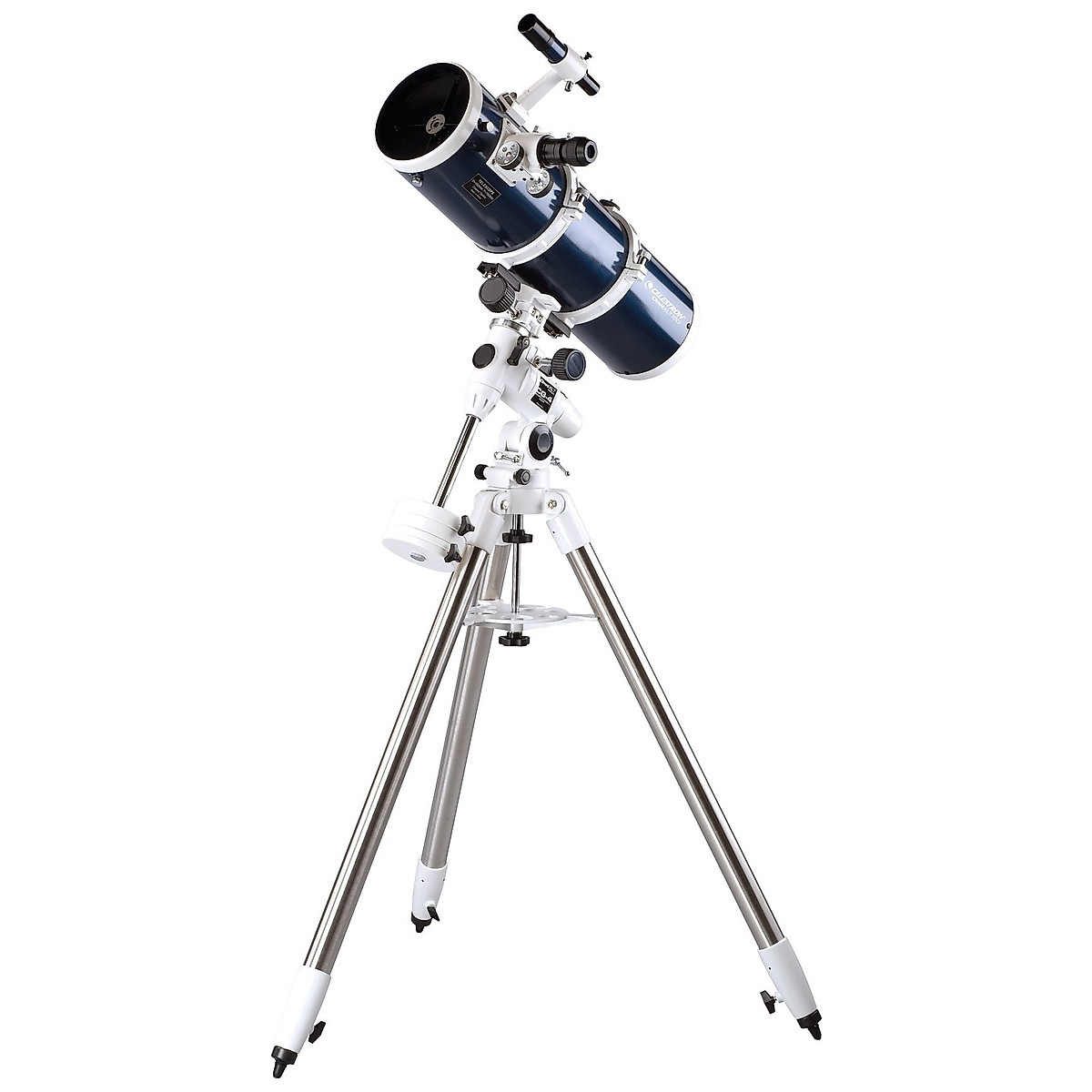 Celestron – Omni XLT 150 Newtonian Reflector Telescope – Hand-Figured Refractor with XLT Optical Coatings – Manual German Equatorial EQ Mount with Setting Circles and Slow Motion Control – Includes Accessories