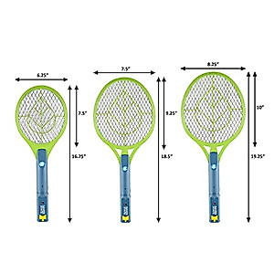 SWAT IT! Bug Zapper Rechargeable Bug Zapper Racket, 4000 Volt, USB Charging Cable, 2 Pack (Large)
