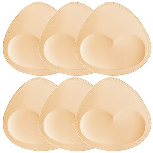 TopBine Removable Bra Pads Inserts Women's Comfy Sports Cups Bra Insert for Bikini Top Swimsuit