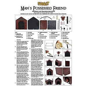 Spirit Halloween 2 Ft. 8 in LED Man’s Possessed Friend Animatronic | Halloween Décor | Horror Décor | Scary Decoration | Motion Activated