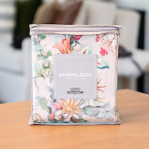 Vesper Lane Luxury Granpalazzo Duvet Cover Set, Cabernet, Queen