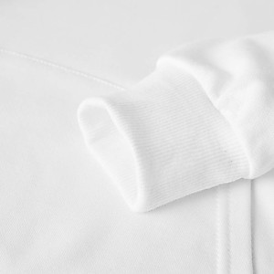 Spring&Gege Youth Solid Pullover Sport Hoodies Soft Kids Hooded Sweatshirts for Boys and Girls Size 9-10 Years White