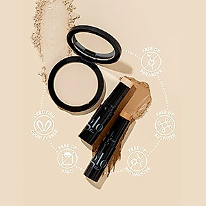 Glo Skin Beauty Luminous Liquid Foundation Mineral Makeup with SPF 18 (Naturelle) - Sheer to Medium Coverage - Smooth and Correct Imperfections