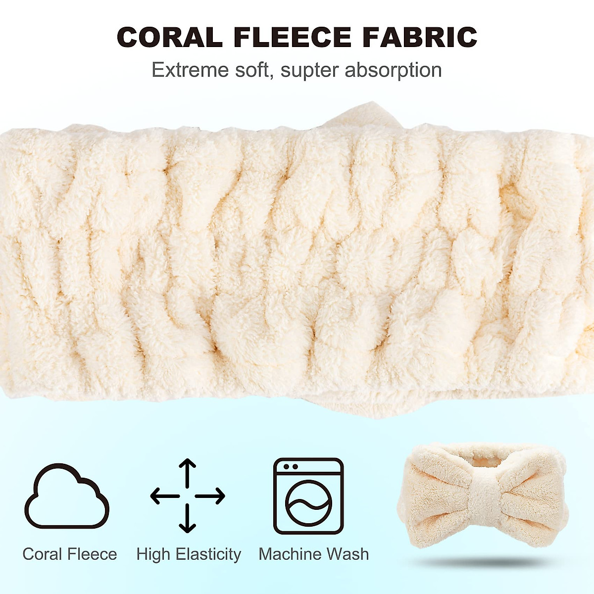 MIMITOOU Headbands for Women - Skincare, Spa, Makeup, Face Wash - Mothers Day and Teen Girls Gifts, Trendy Stuff