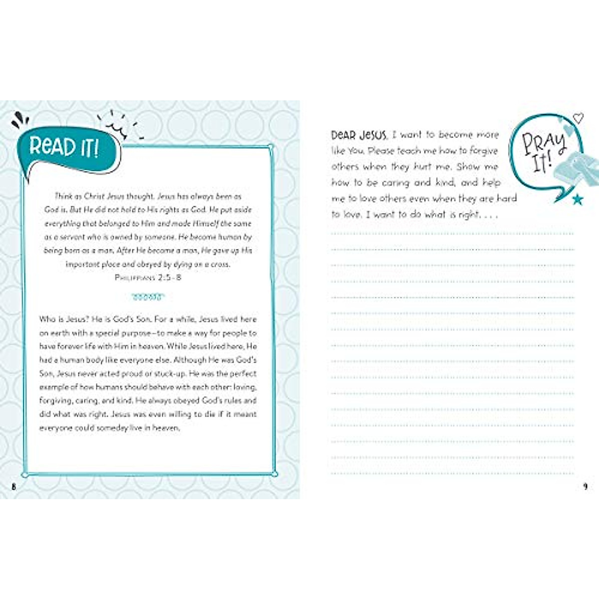 Read It! Pray It! Write It! Draw It! Do It!: A Faith-Building Interactive Journal for Kids