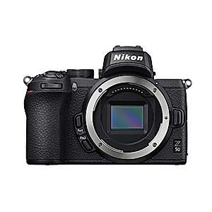 Nikon Z50 Body Mirrorless Camera (209-point Hybrid AF, High Speed Image Processing, 4K UHD Movies, High Resolution LCD Monitor) VOA050AE (Renewed)