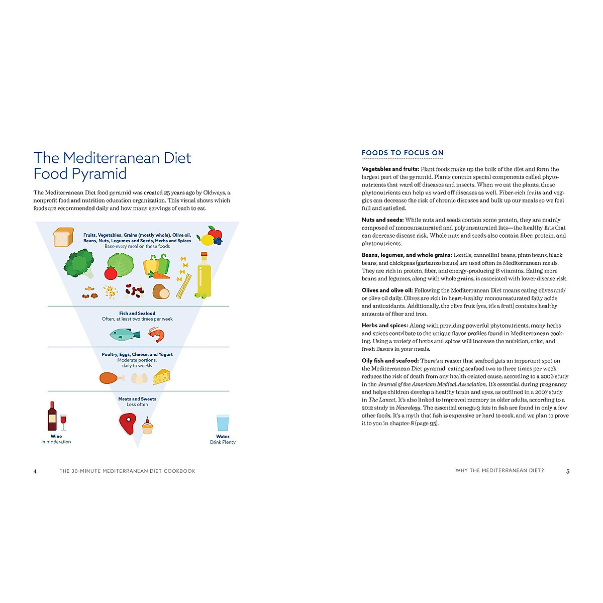 The 30-Minute Mediterranean Diet Cookbook: 101 Easy, Flavorful Recipes for Lifelong Health [Spiral-bound]