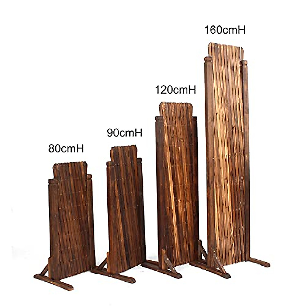 Large Fence,Wood Fence Grid Decoration Telescopic Guardrail Edging Fencing Privacy Fence Indoor Outdoor Garden Fence