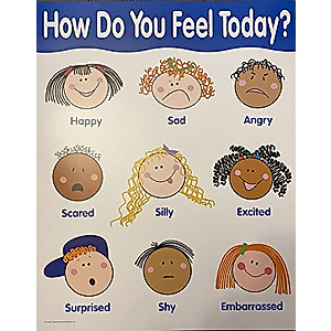 Creative Teaching Press How Do You Feel Today? Basic Skills Chart (Reinforce Learning), Multi