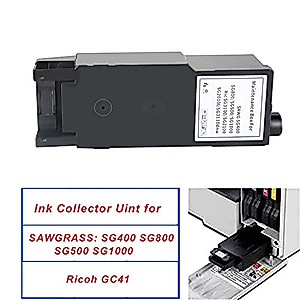 Aomya Waste Ink Collector Unit 1 Pack for SAWGRASS SG400 SG500 SG800 SG1000 Ricoh GC41 Printer Waste Ink Collection Waste Ink Tank