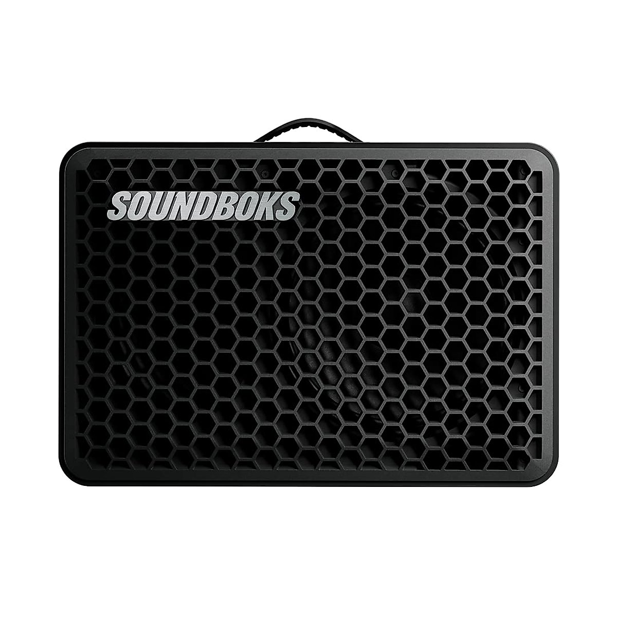 SOUNDBOKS Go – Portable Bluetooth Speaker – Compact Performance Speaker for On The Go – Splashproof and Shockproof - 40 Hour Runtime – 121dB (Black)​