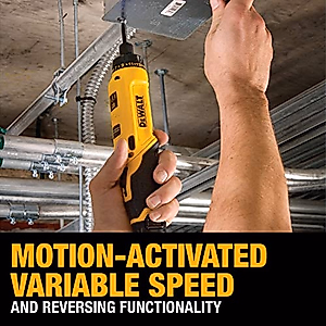 DEWALT 8V MAX Gyroscopic Cordless Screwdriver 1-Battery Kit, Electric (DCF680N1)