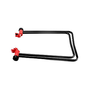 QWORK Easy Utility Bicycle Rack, 2 Pack Bike Floor Stand, Freestanding Bicycle Floor Repair Rack Stand, Foldable Indoor Outdoor Bicycle Garage Stand for Bicycle Storage