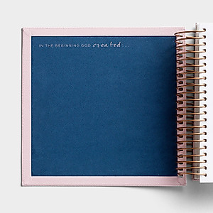 Illustrating Bible NIV - Spiral Bound Bible Journal, Pink
