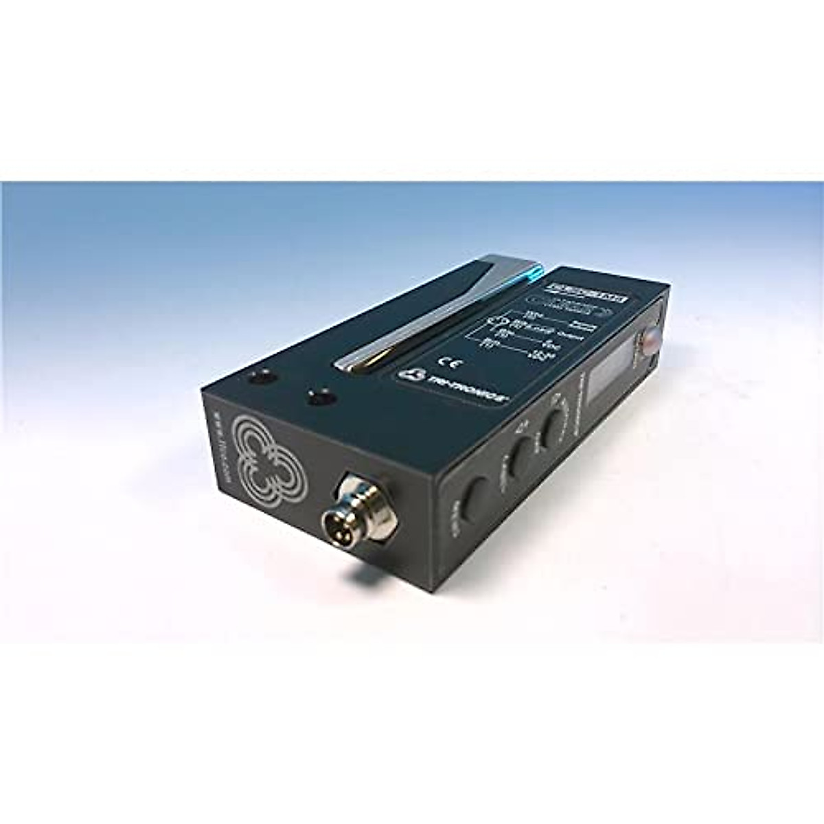 TRI-TRONICS CLSC-1M8 Clear, Single Output, Label Sensor, 4-PIN Connector, ULTRASONIC, with Remote Set. Advanced Timer, Polarity Protected, 12-30 VDC, M8