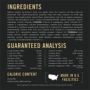 Purina Pro Plan Vital Systems Salmon and Rice Formula Senior Cat Food Dry 4-in-1 Formula - 3 lb. Bag