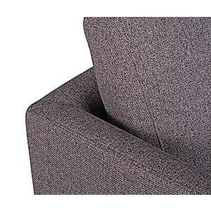 Amazon Brand – Rivet Canton Deep Mid-Century Modern Sofa Couch, 88.6"W, Dark Grey