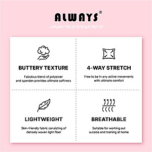 ALWAYS Booty Shorts for Women - Sexy Cute Soft Yoga Dance Dolphin Shorts Black White S