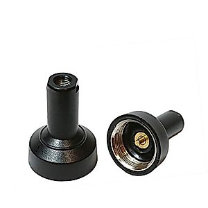 UngSung NMO to 3/8" x 24 Thread Antenna Stud Made by Copper Antenna Mount Adapter for Cell Ham Two Way Radio Antenna (1 PC)