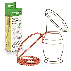 haakaa Breast Pump Strap for haakaa Gen.1/2/3 Manual Breast Pump Silicone Strap | Color: Rust