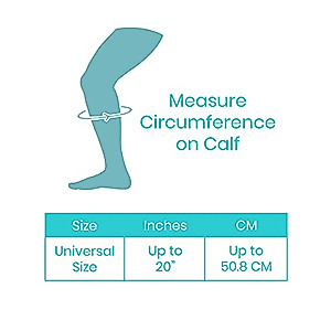 Vive Calf Brace - Adjustable Shin Splint Support - Lower Leg Compression Wrap Increases Circulation, Reduces Muscle Swelling - Calf Sleeve for Men and Women - Pain Relief (Beige)