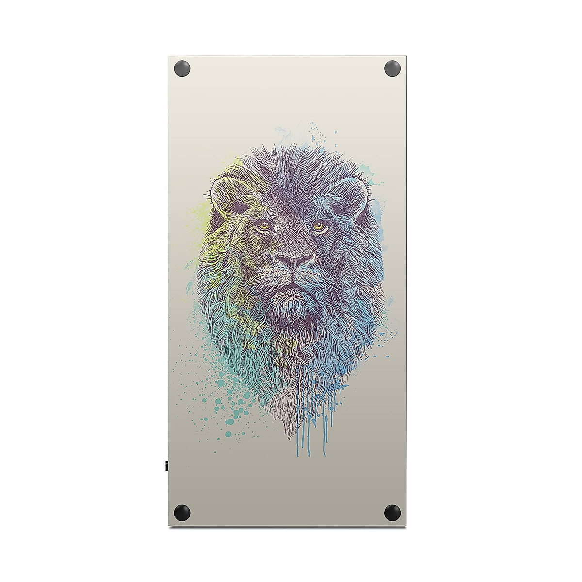 Head Case Designs Officially Licensed Rachel Caldwell Lion Art Mix Vinyl Sticker Gaming Skin Decal Cover Compatible With Xbox Series X Console and Controller Bundle
