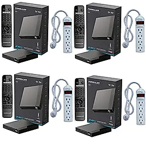Dreamlink / Formuler Formuler Z10 Pro Android 10 Dual Band 5G LAN 2GB Ram 16GB ROM 4K | Bonus 2FT 4 Outlet, Power Strip (Package of 4)