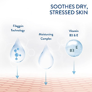 Cetaphil RESTORADERM Soothing Wash, 10 fl oz, Soothes Dry, Stressed Skin, Hypoallergenic, Soap & Paraben Free, National Eczema Association Endorsed