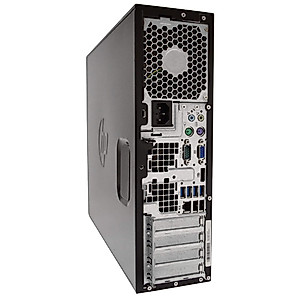 HP Elite 8300 Small Form Business High Performance Desktop Computer PC (Intel i5 Quad Core 3.2GHz Processor, 8GB RAM DDR3, 500GB HDD, DVD-RW, Wi-Fi, Windows 10 Professional) (Renewed)