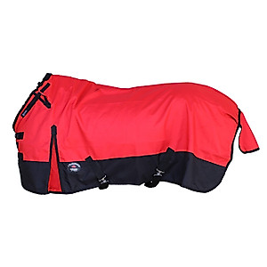 CHALLENGER 60" 1200D Turnout Rain Horse Sheet Light Winter Blanket Gusset 328
