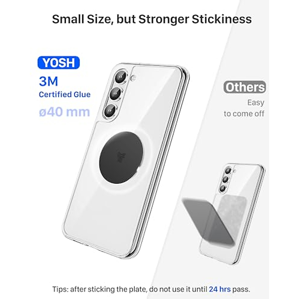 YOSH Magnetic Car Phone Mount Universal Phone Holder for Car Air Vent Cell Phone Car Cradle Compatible with iPhone 11 Pro Max XS XR X 8 7 6 Samsung S21 S20 S10 A71 Edge Note Pixel GPS etc