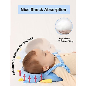 Toddler Baby Head Protection Cushion Backpack Wear,Dinosaur