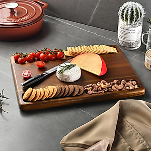 Shanik Premium Charcuterie Board -Cheese and Meat Board, Double-Sided Serving Tray and Cutting Board