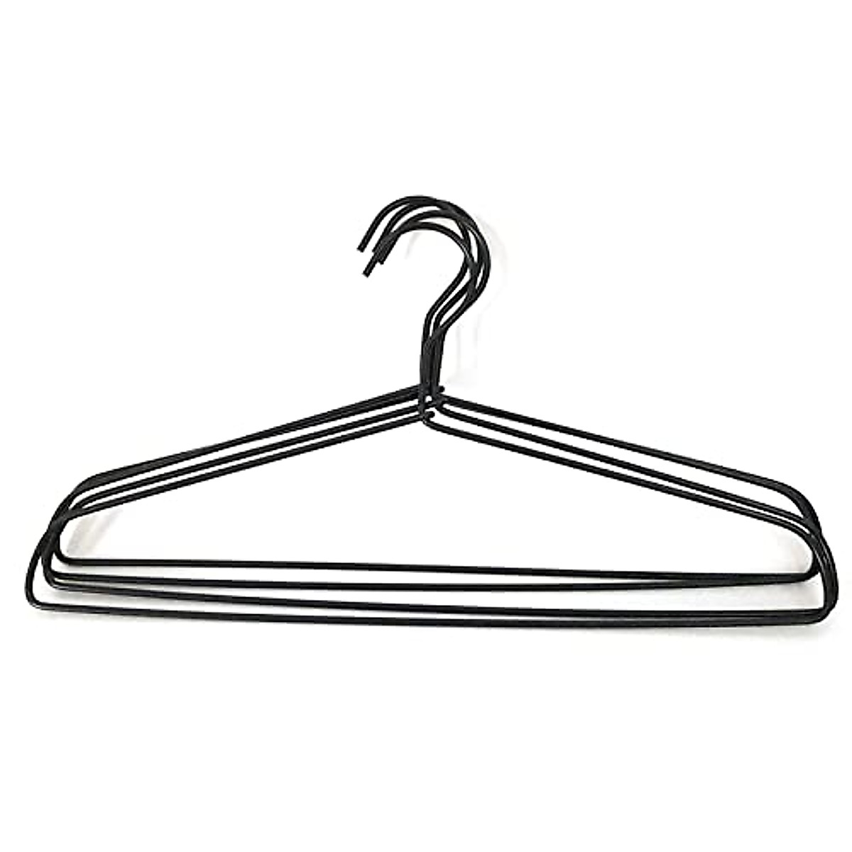 Heavy Duty Metal Shirt Coat Hangers Pack Space Saving Metal Hangers Non Slip Metal Wire Clothes Hanger Bulk for Coats