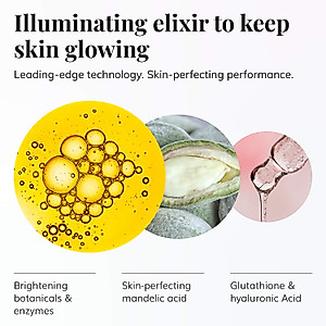 Le Mieux Illuminating Toner - Hyaluronic Acid & Witch Hazel Toner for Face, Facial Solution for Glowing Skin, Help Minimize Dark Spots & Uneven Tone, No Parabens or Sulfates (6 oz / 180 ml)