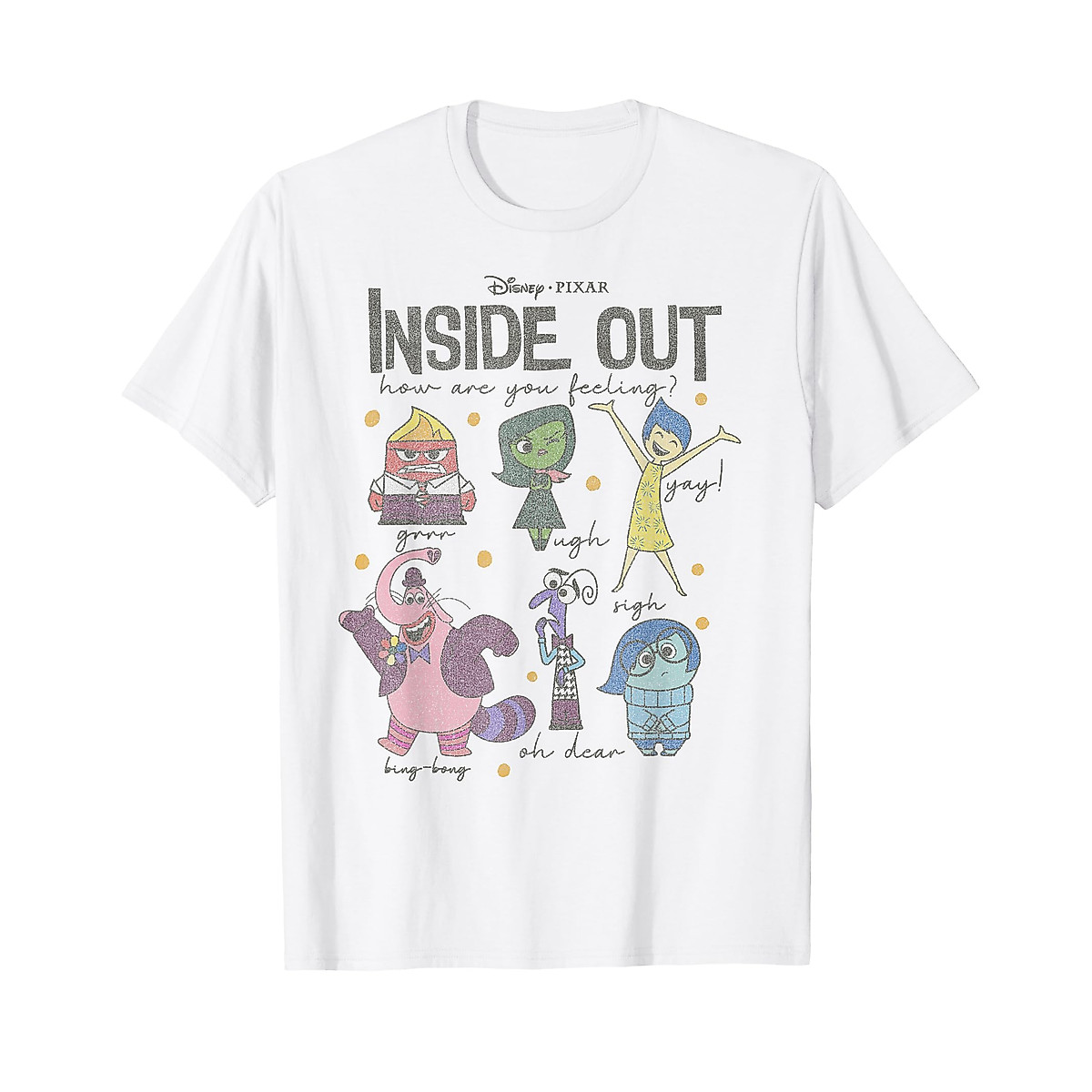 Disney Pixar Inside Out How Are You Feeling Group Shot T-Shirt