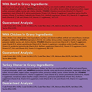 Purina Friskies Gravy Wet Cat Food Variety Pack, Prime Filets Meaty Favorites - (24) 5.5 oz. Cans