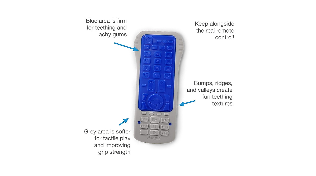 Brain Builders Baby Remote Control Teether - Safe & Fun