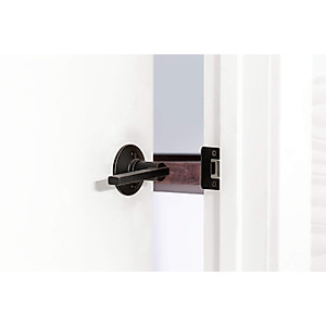 Schlage F170 LAT 622 Latitude Single Dummy Door Lever, Matte Black