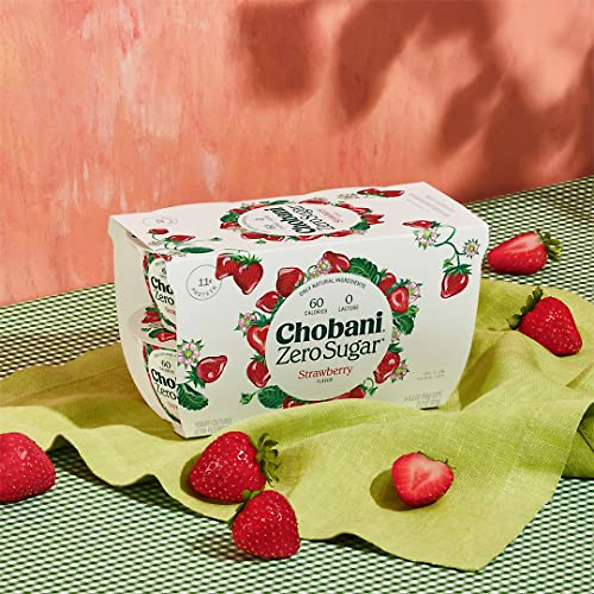 Chobani® Zero Sugar* Strawberry 5.3oz
