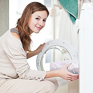 Honeycomb Mesh Laundry Bags with Handle 12 x 8 Inch Delicate Bag for Washing Machine Large Opening Side Widening Zippered Wash Bag for Sock Baby Items Lingerie Travel Garment, Pink and Blue (6 Pcs)