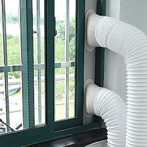 Air Conditioning Window Adapter,air Conditioner Exhaust Hose Adapter,window Seal For 5.9“ Portable Air Conditioner Exhaust Hose Kit Plate